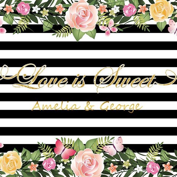 Custom Photography Backdrops Flowers Wedding Message Board Background ...