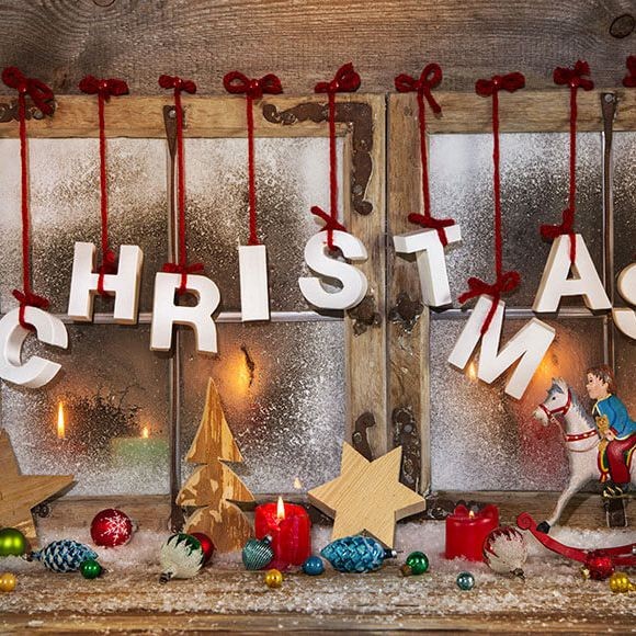 Christmas Photography Backdrops Wood Wall Window Snow Christmas Crafts ...