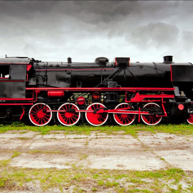Old Steam Train Photography Backdrops Black Train Background For Photo ...