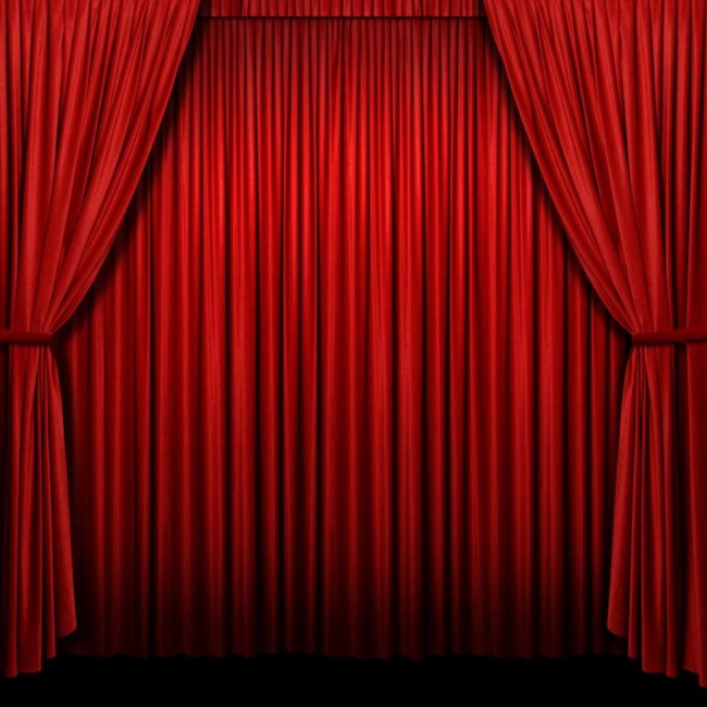Dark Red Curtain Photography Background Large Stage Backdrops For Photo ...
