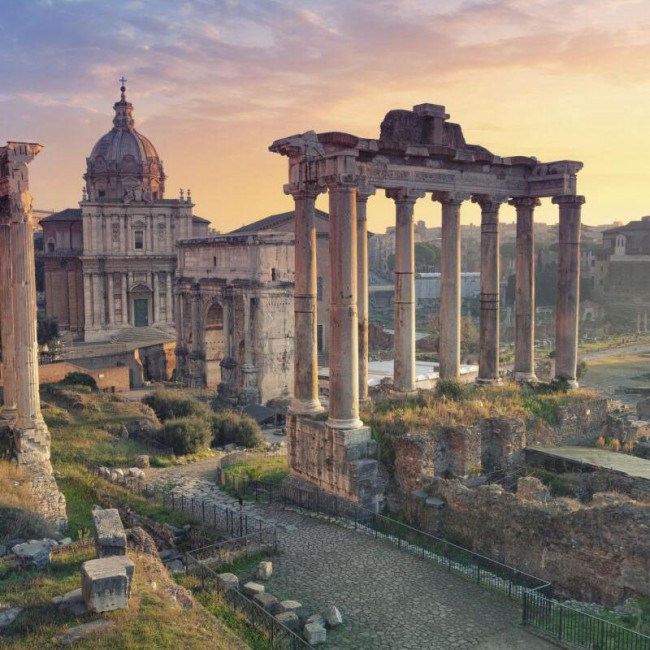 Ruins Ancient Italian City Photography Background Architecture ...