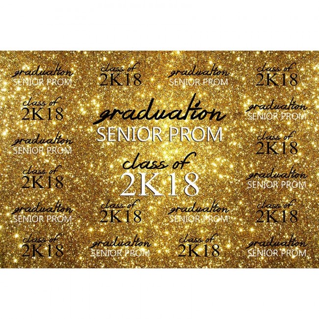 Custom Photography Backdrops Graduation Senior PromGolden Background ...