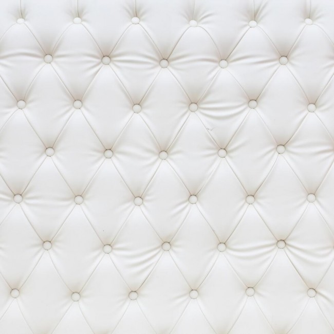 white tufted background