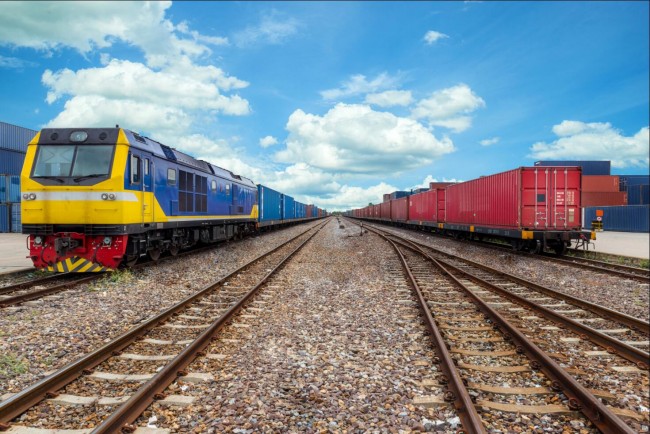 Blue Red Train Photography Background Track Rail Backdrops For Photo Studio