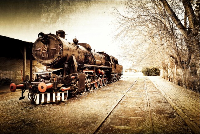Photography Background Black Locomotive Train Grey Backdrops For Photo ...