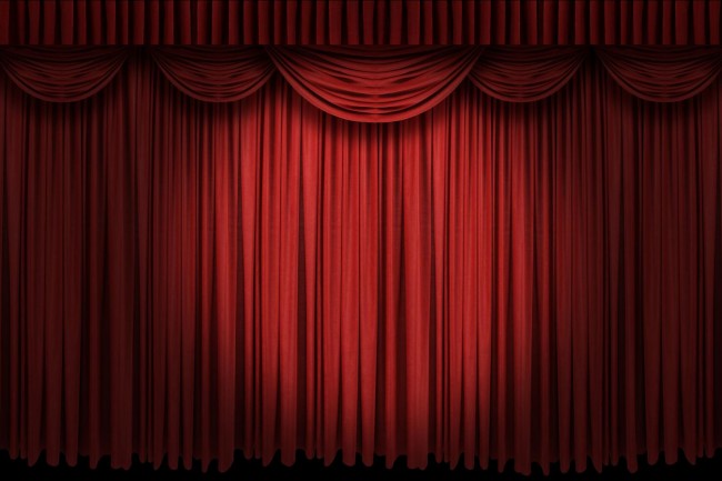 Red Curtain Photography Background Large Stage Light Backdrops For ...