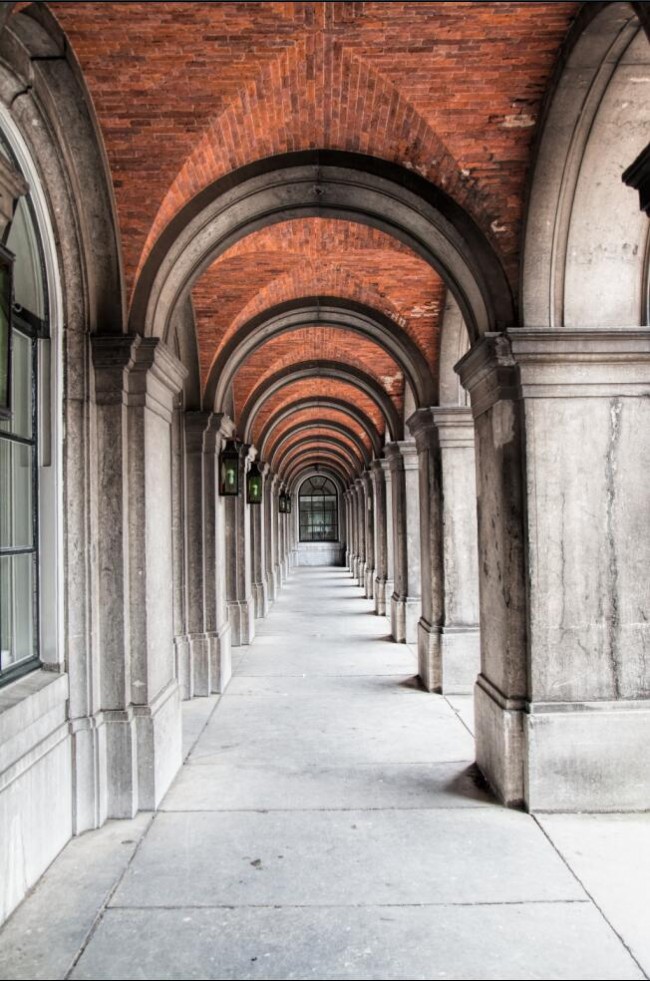 Classical European Corridor Photography Background Architecture Backdrops