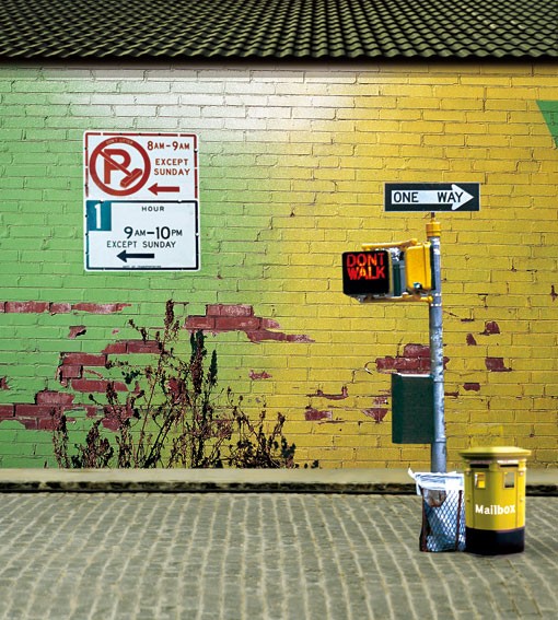 Photography Background Yellow Brick Wall Street View Backdrops
